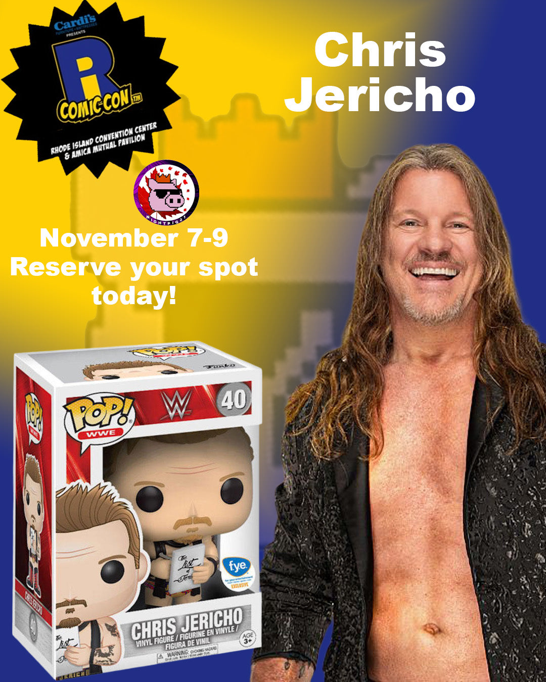 Chris Jericho auto – NightPig Signatures